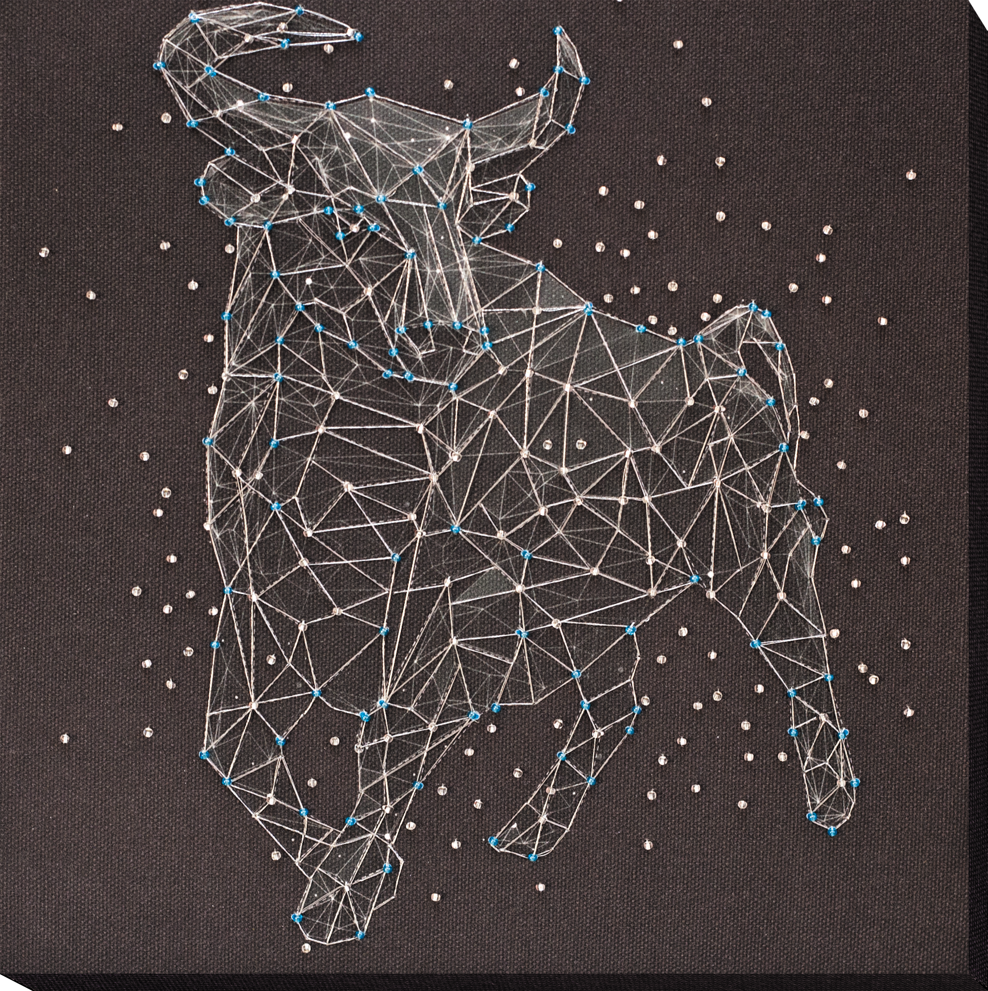 Constellation Taurus Bead Embroidery – Quilting Cat Crafts