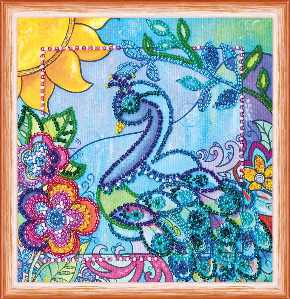Luck Bird Bead Embroidery – Quilting Cat Crafts