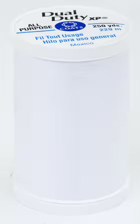 Thread Spool - Poly-Cotton White – Quilting Cat Crafts